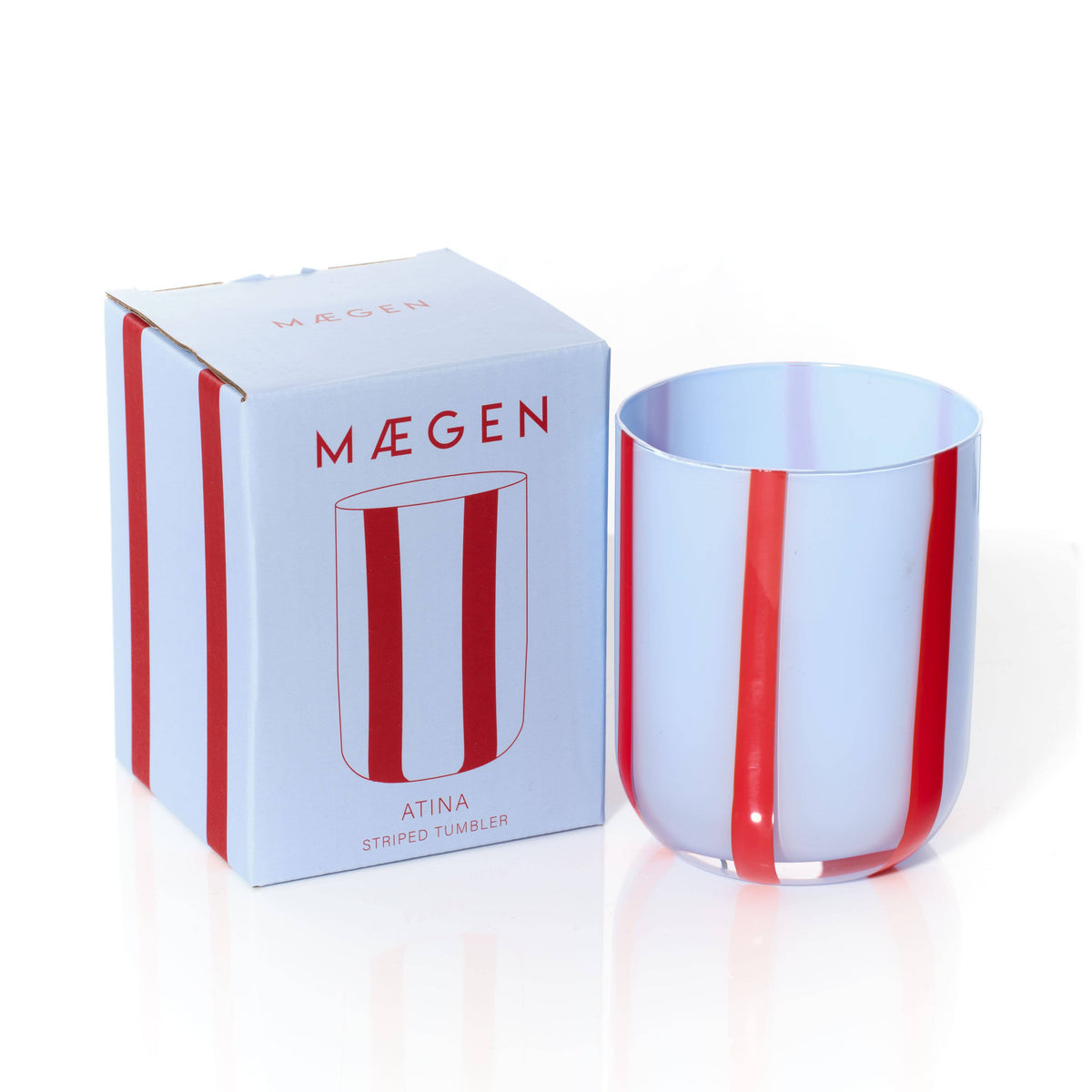 MÆGEN - Atina Glassware - Blue & Red – CONRADO®